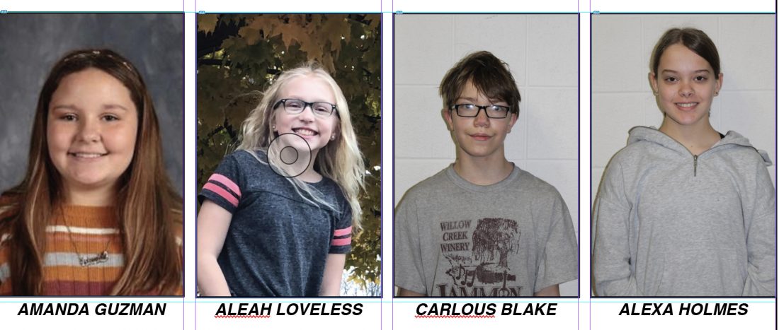 Persell Middle School Names December Students Of The Month | News ...